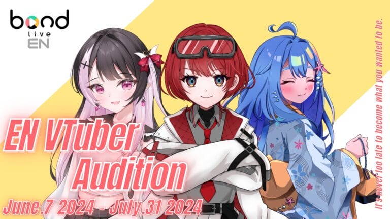 bondLive EN 2024 Summer Audition – VTuber/VStreamers Company bondlive EN