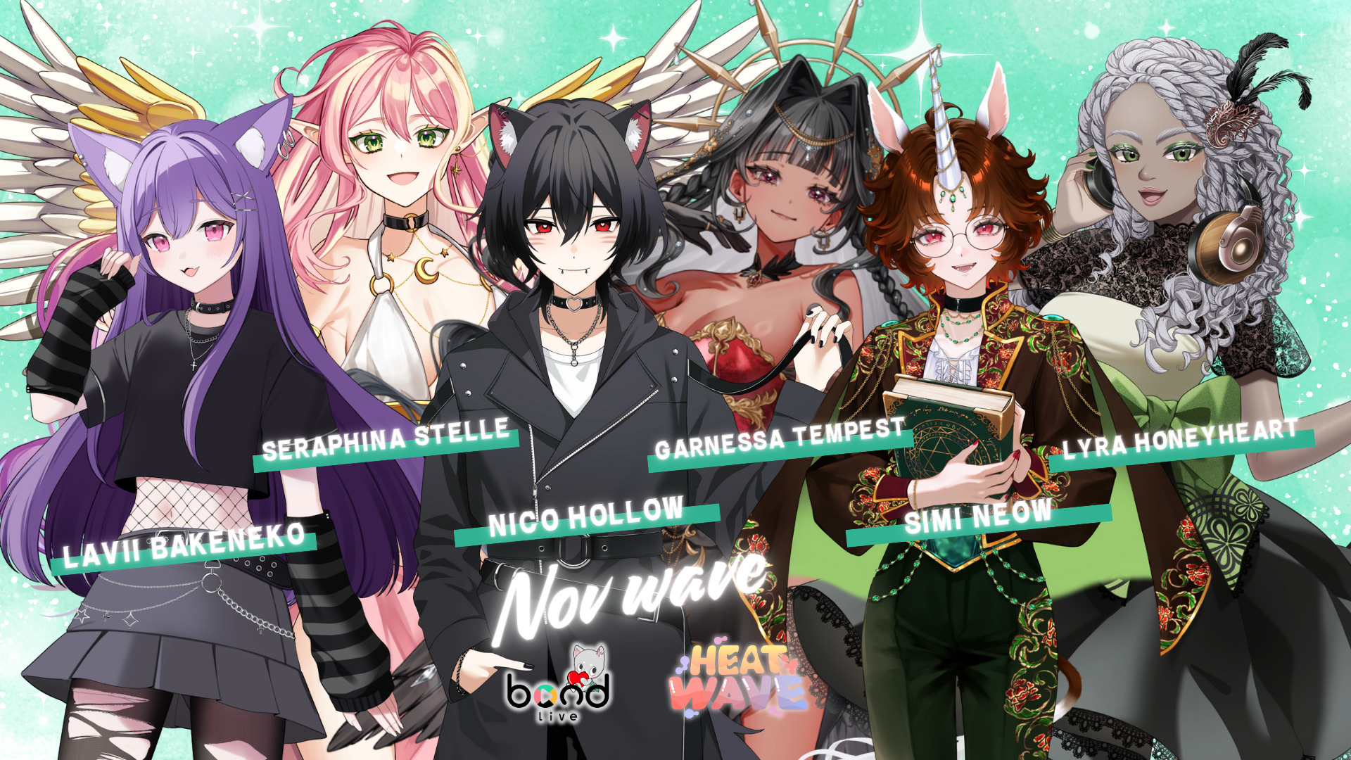 Gen4 Nov-wave revealed! – VTuber/VStreamers Company bondlive EN